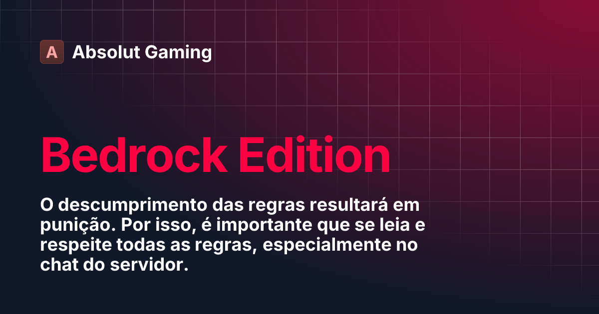 Bedrock Edition | Absolut Gaming